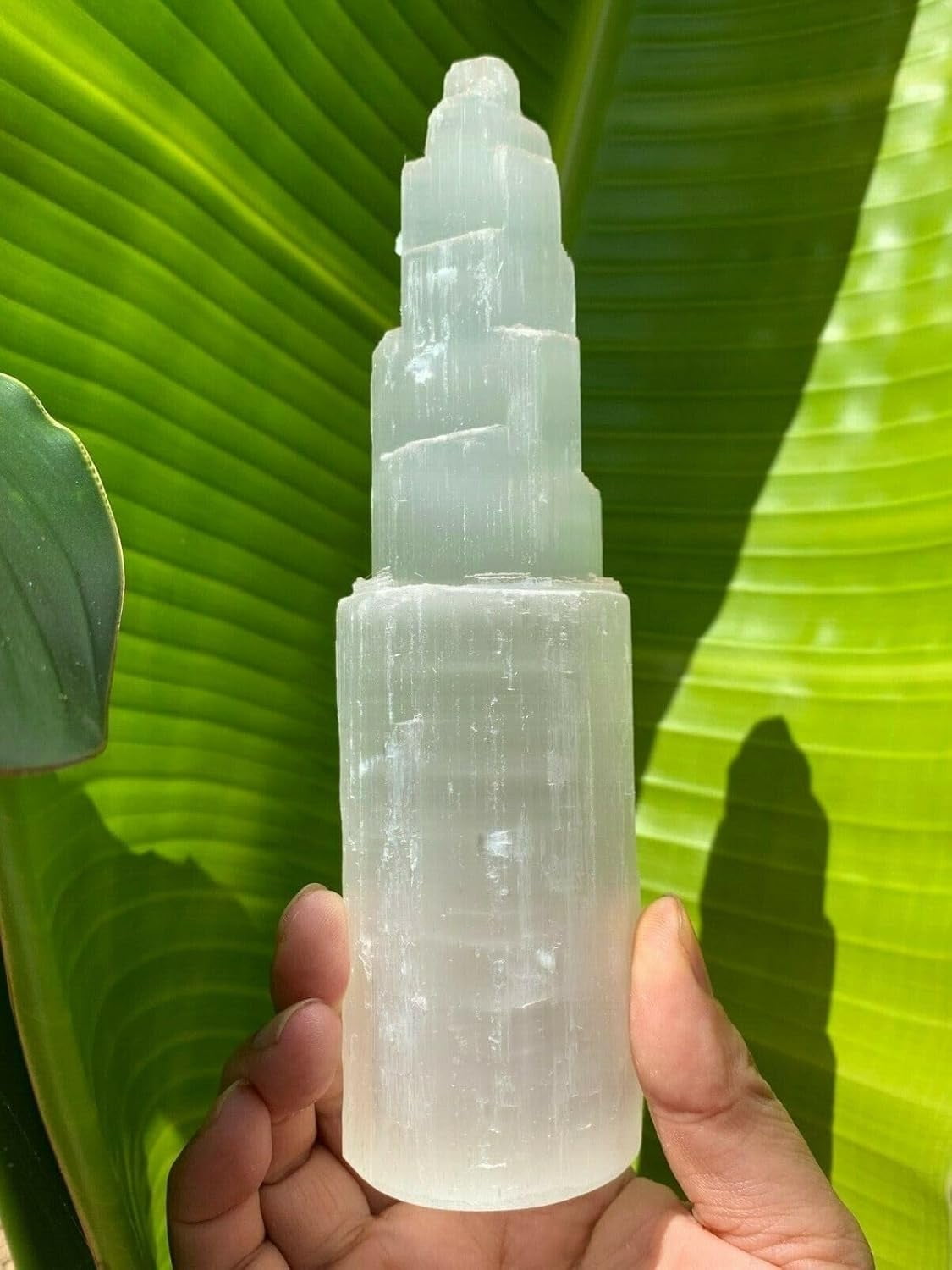 Wholesale 8" Selenite Skyscraper Tower, Extra Large Selenite Skyscraper ...