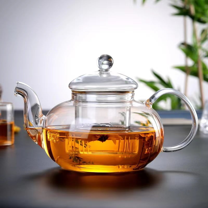 Wholesale Borosilicate Glass Teapot Thickened Transparent Tea Water ...