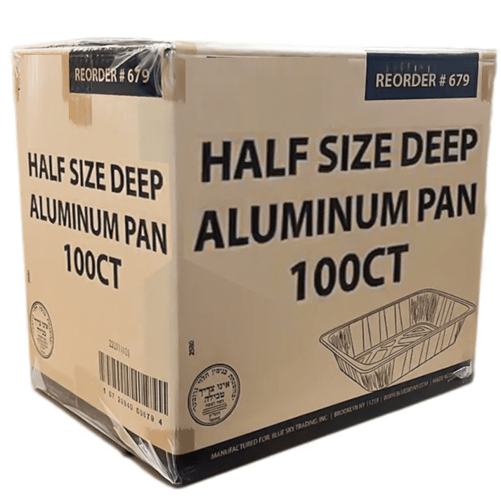 Wholesale: Disposable 9 x 13 Aluminum Foil Pans Only Half Size Deep ...
