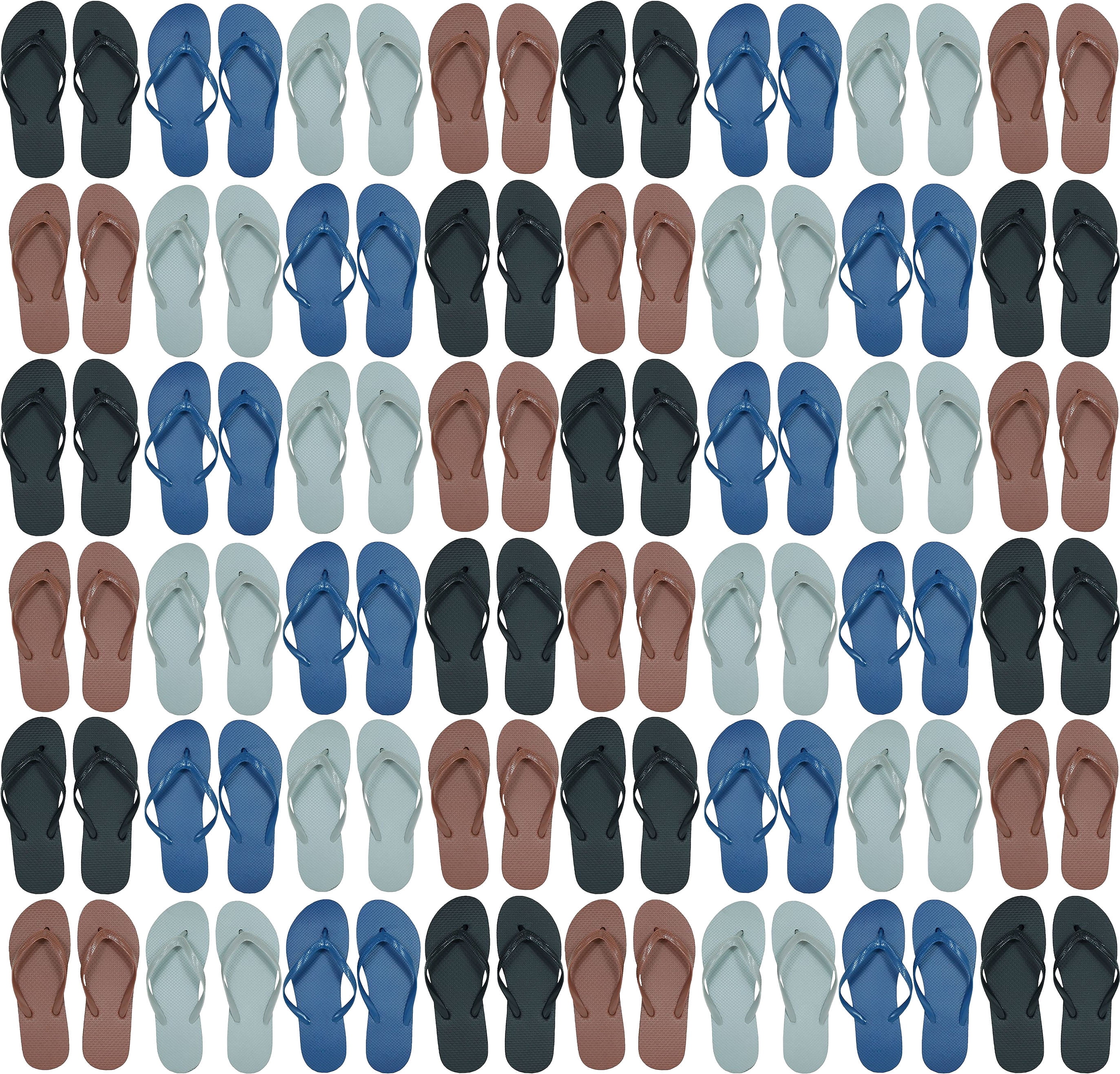 Wholesale Flip Flops, 48 Pairs, Many Colors, Men Women Kids, Wedding ...