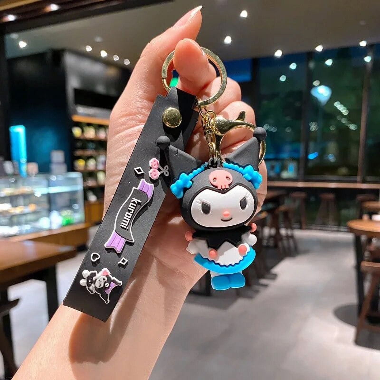 Wholesale Kawaii Sanrio Kuromi Keychain Pvc Doll Key Chain Cartoon ...