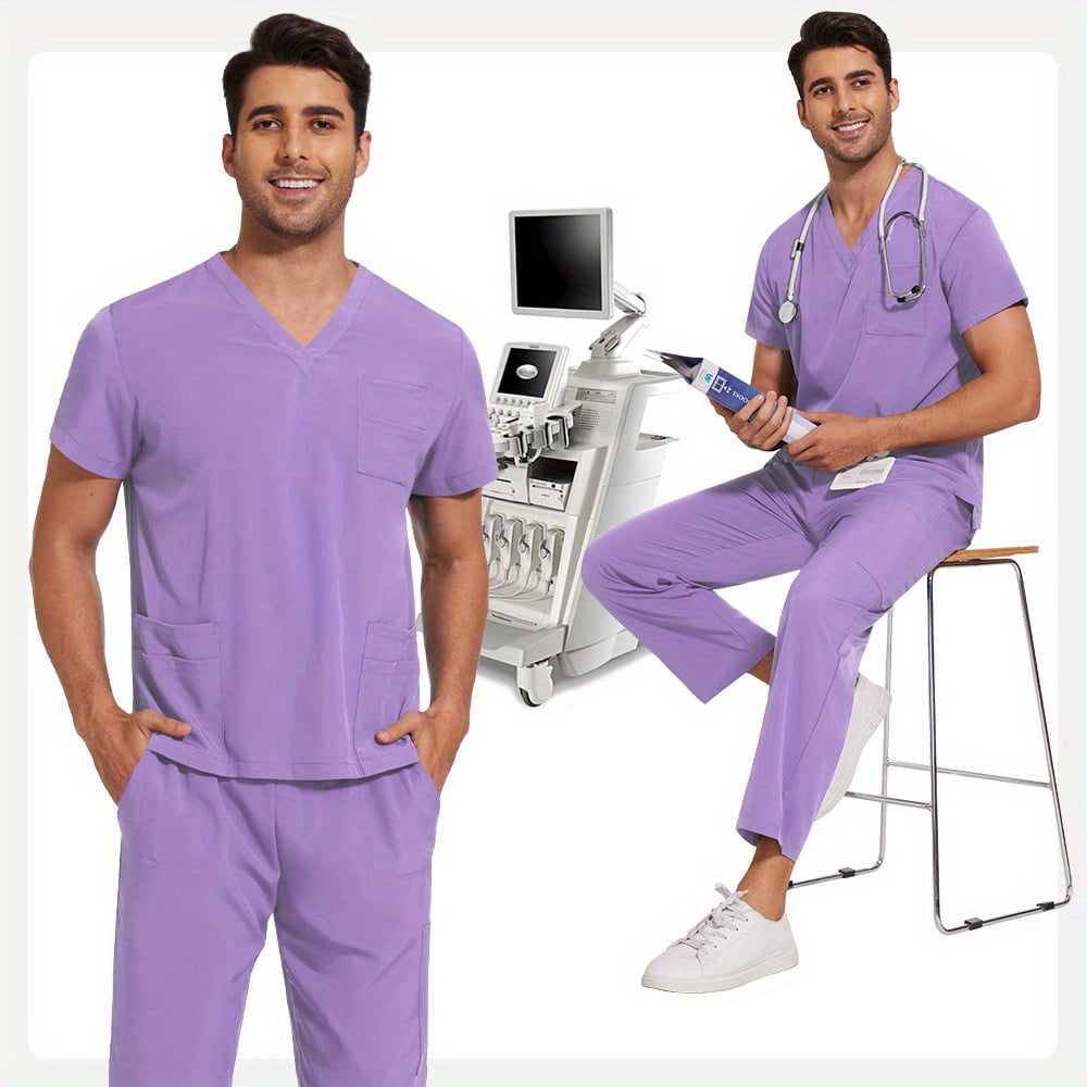 Wholesale Nursing Scrubs Set Anti-Wrinkle Suits Hospital Scrub Top ...