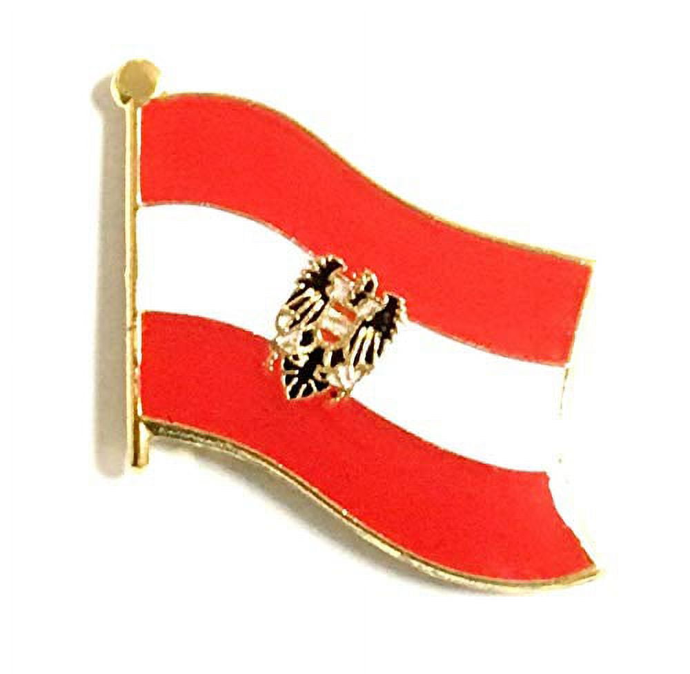 Wholesale Pack of 50 Austria with Eagle International Single Flag Lapel ...