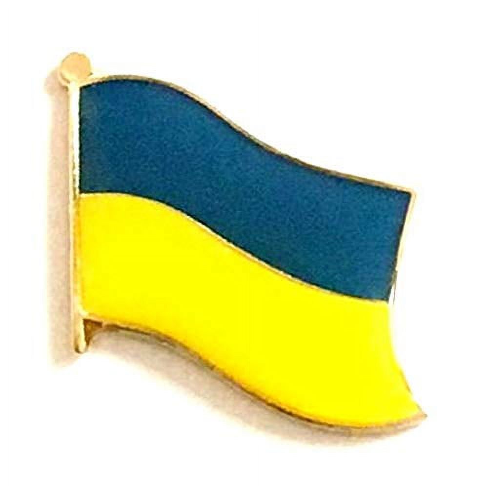 Wholesale Pack of 50 Ukraine International Single Flag Lapel Pins, 50 ...