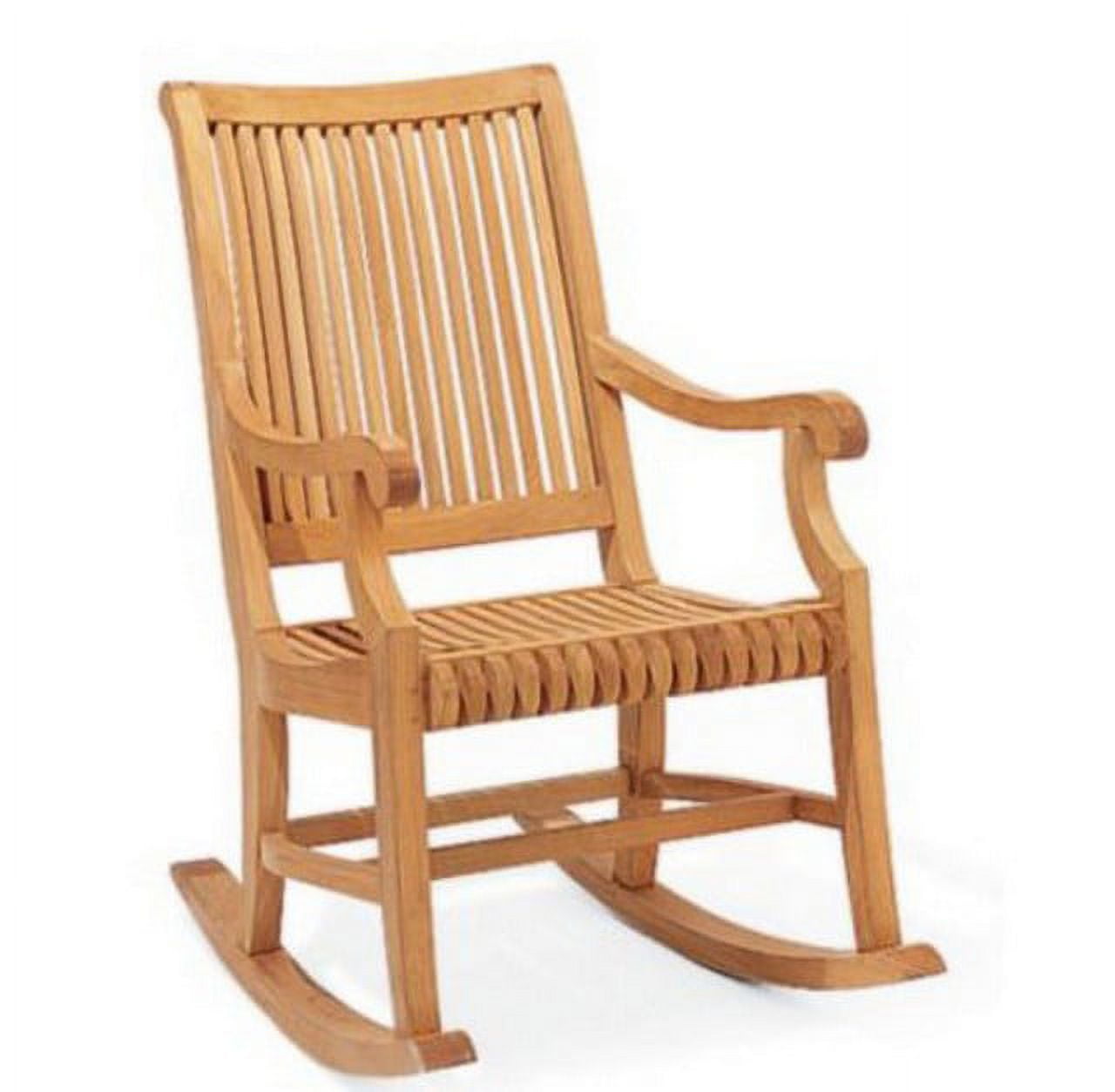 WholesaleTeak Outdoor Patio Grade-A Teak Wood Giva Rocker / Rocking Arm ...