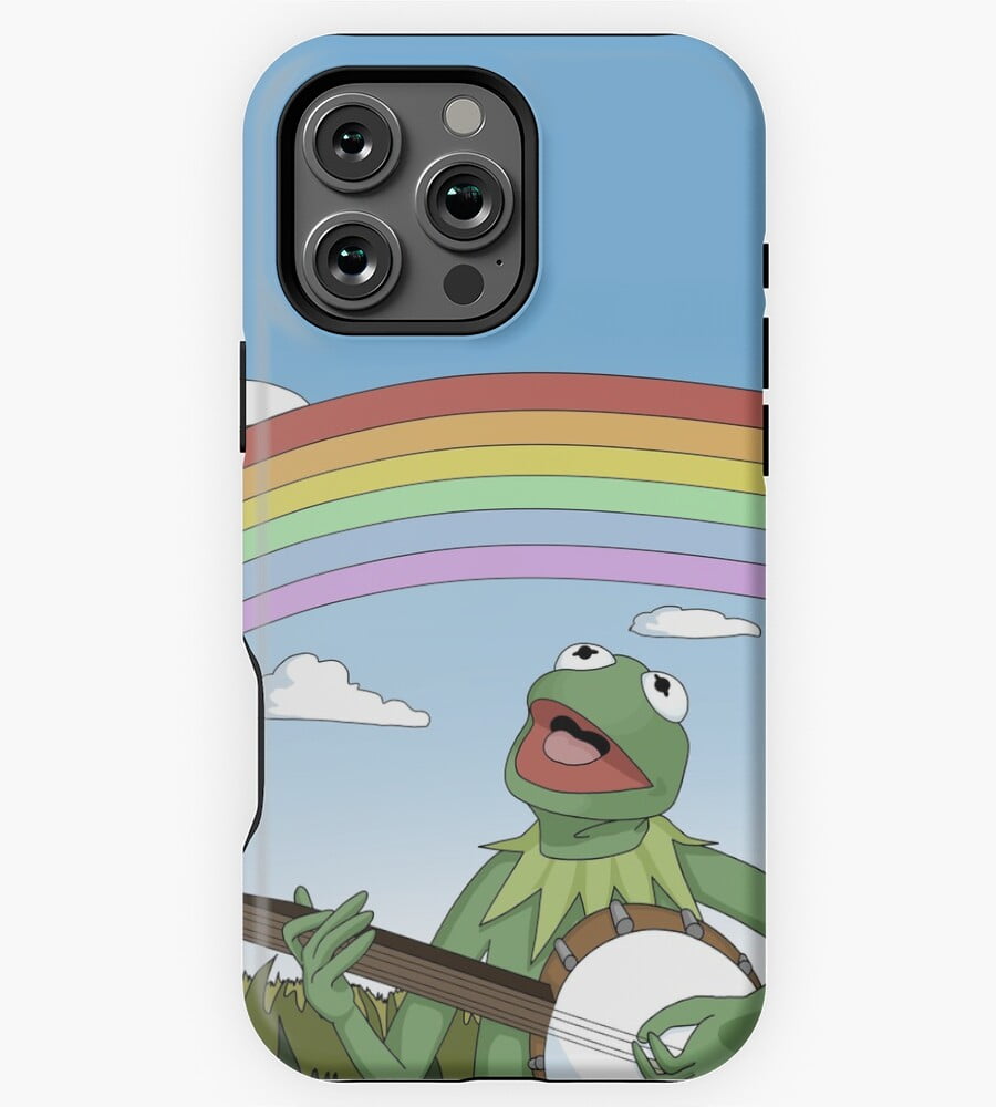 Wholesome Kermit Frog Meme GA1205 Phone Case for iPhone 11 to 17 Pro ...