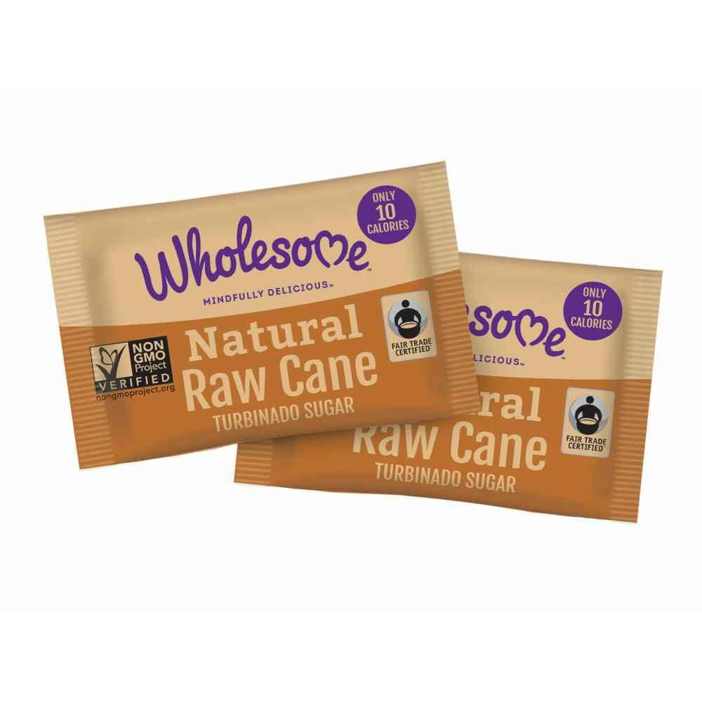 Wholesome Sweeteners Natural Raw Cane Sugar Packet, 2. 6 Gram -- 1000 ...