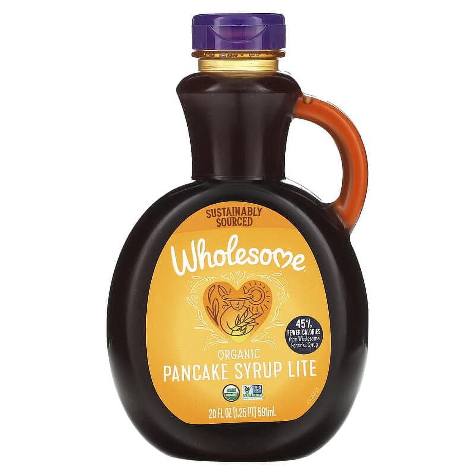 Wholesome Sweeteners, Organic Pancake Syrup, Lite, 20 fl oz (591 ml ...