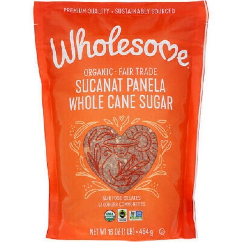 Wholesome Organic Sucanat Panela Whole Cane Sugar - Walmart.com