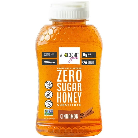 Wholesome Yum Zero Sugar Honey Substitute 11 oz Natural Honey ...
