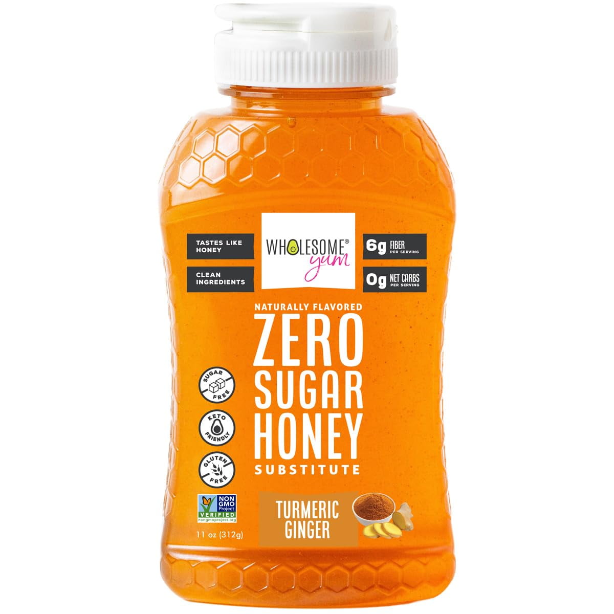 Wholesome Yum Keto Honey - Zero Sugar, Monk Fruit Sweetened, Gluten ...
