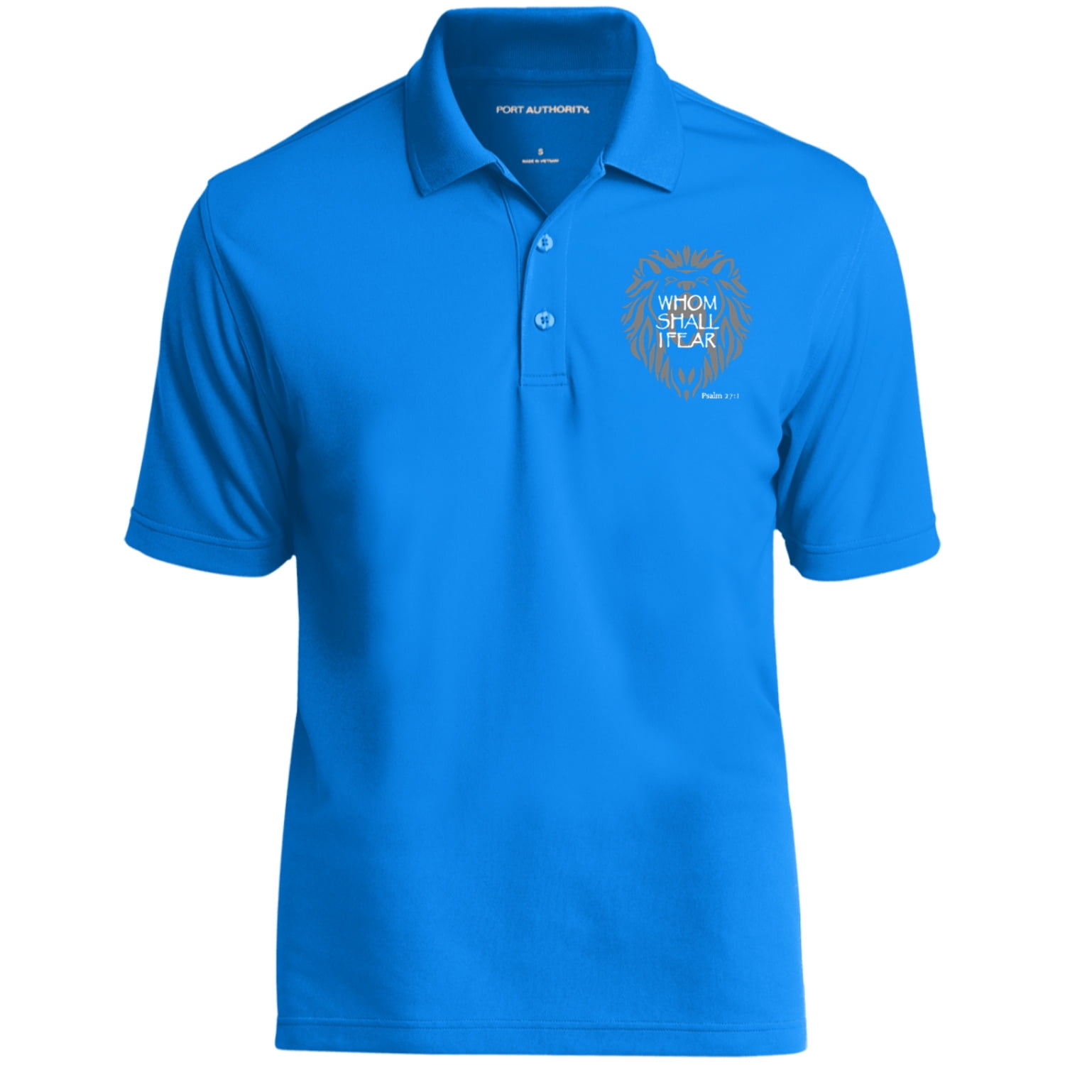 Whom Shall I Fear Men’s Dry Zone UV Micro-Mesh Polo - Walmart.com