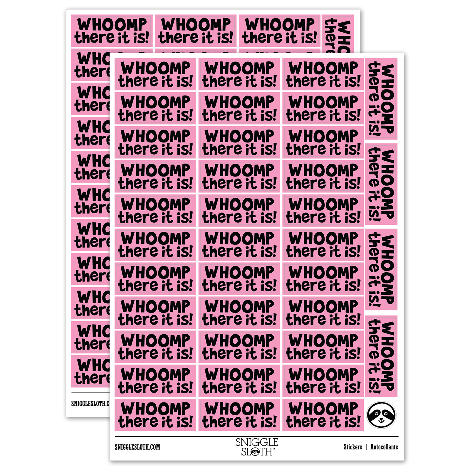 Whoomp There it is Teacher Student School Sticker Set - Light Pink ...