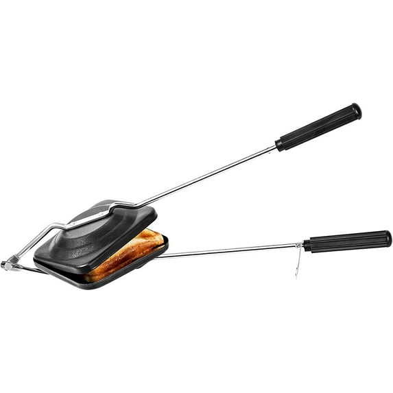 Whopper Non-Stick Grilled Sandwich Toaster with Handle, Stovetop ...