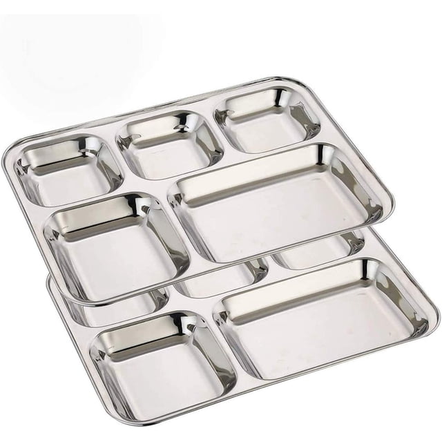 WhopperIndia Heavy Duty Stainless Steel Rectangle/Square Deep Dinner ...