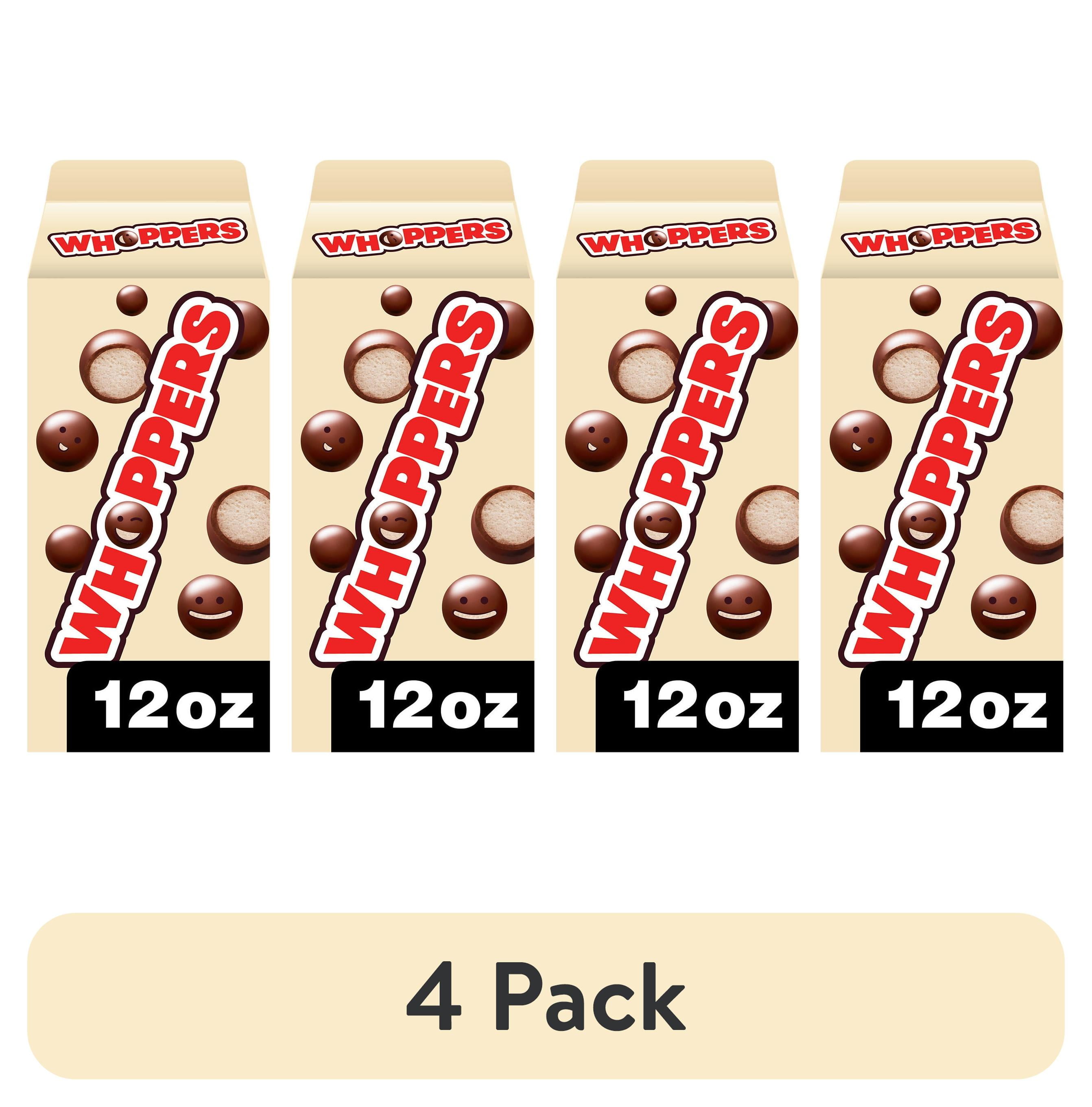 (4 pack) Whoppers Malted Milk Balls Candy, Box 12 oz - Walmart.com
