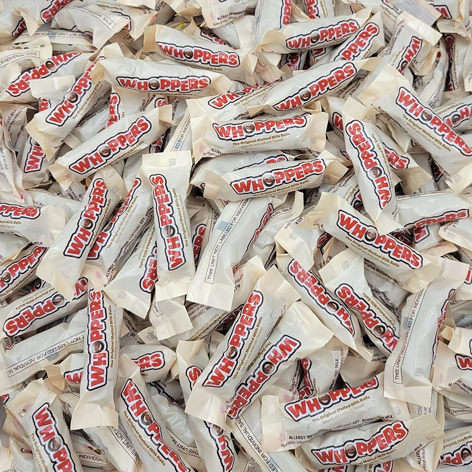 Whoppers Malted Milk Balls Candy - Crunchy Malted Milk Ball Coated in ...