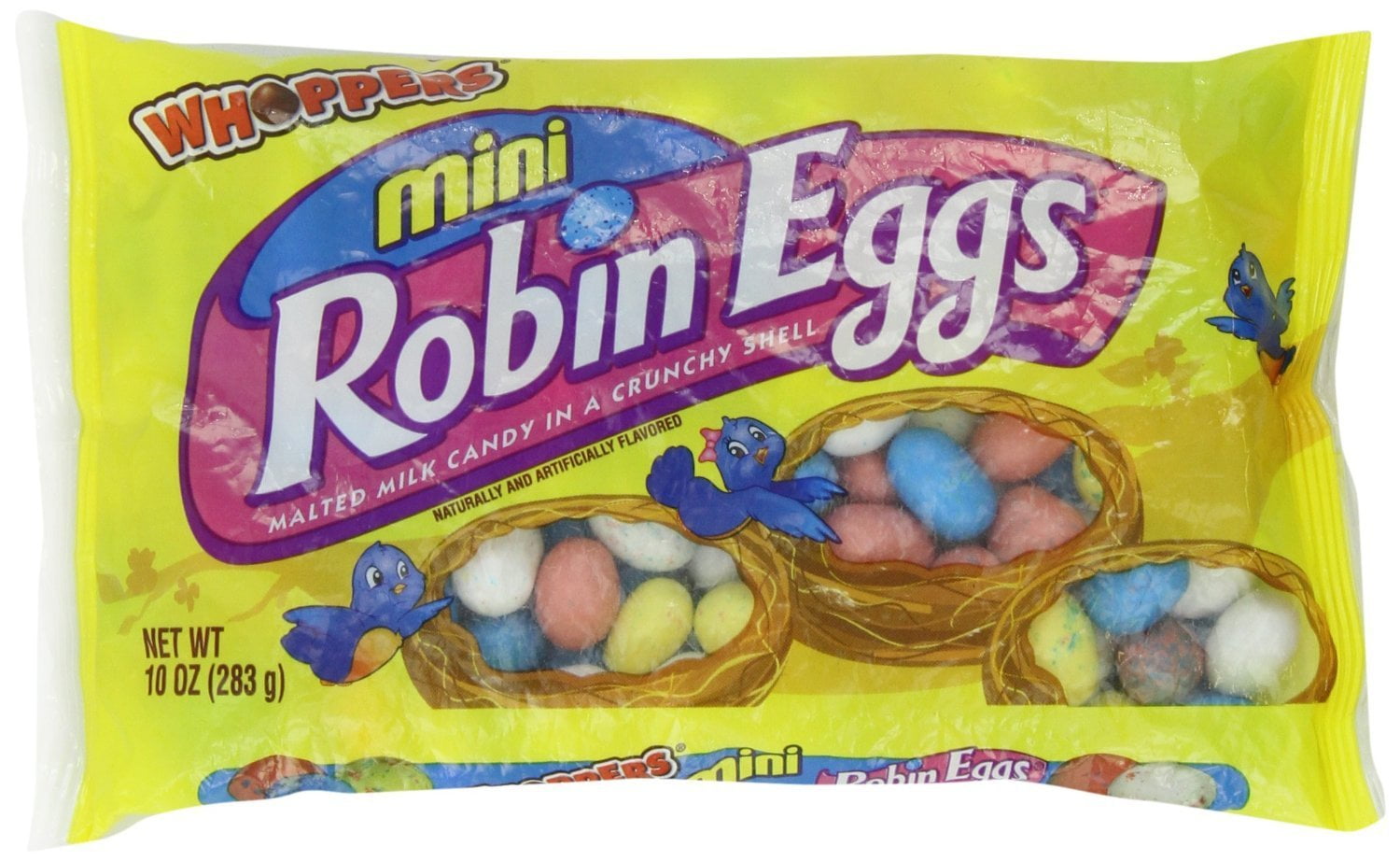 Whoppers Mini Robin Eggs Easter Candy 9 Ounce Bag Pack Of 2
