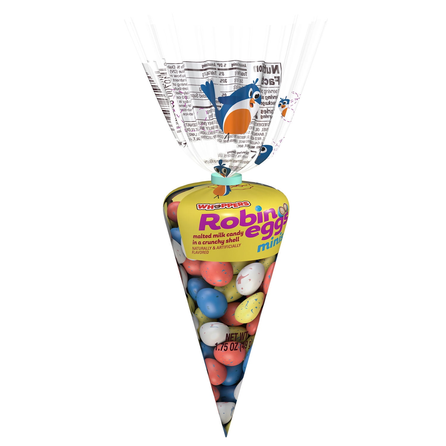 Whoppers Robin Eggs Minis Malted Milk Balls Easter Candy, Gift Bag 1.75 ...
