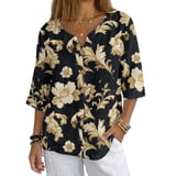 Whosucclay Button Down Imitation Linen-Like Blouse for Spring Vacation ...
