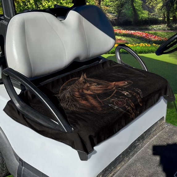 Whosucclay Horse Pattern Golf Cart Seat Cover, Golf Seat Covers for ...