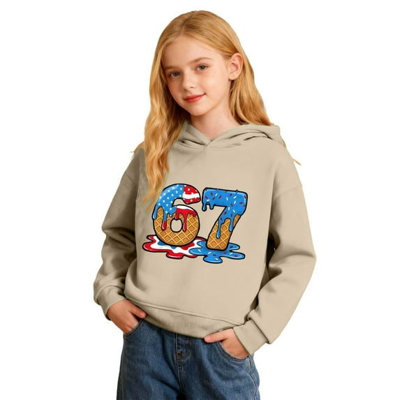WhouRiu Big Boy Hooded Sweatshirt Cartoon Graphic Pullover Long Sleeve ...