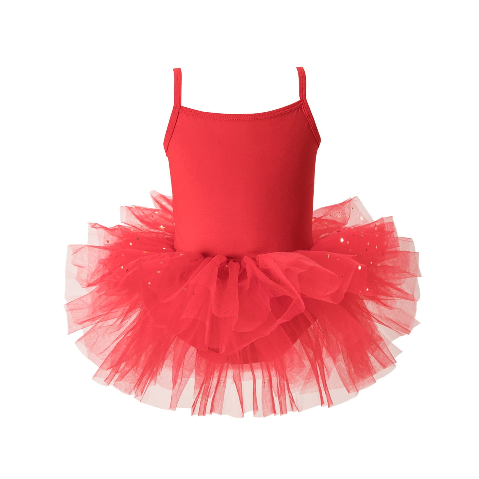 WhouRiu Big Girls Dress Sleeveless Ballet Dance Leotard Tutu Dress Kids ...