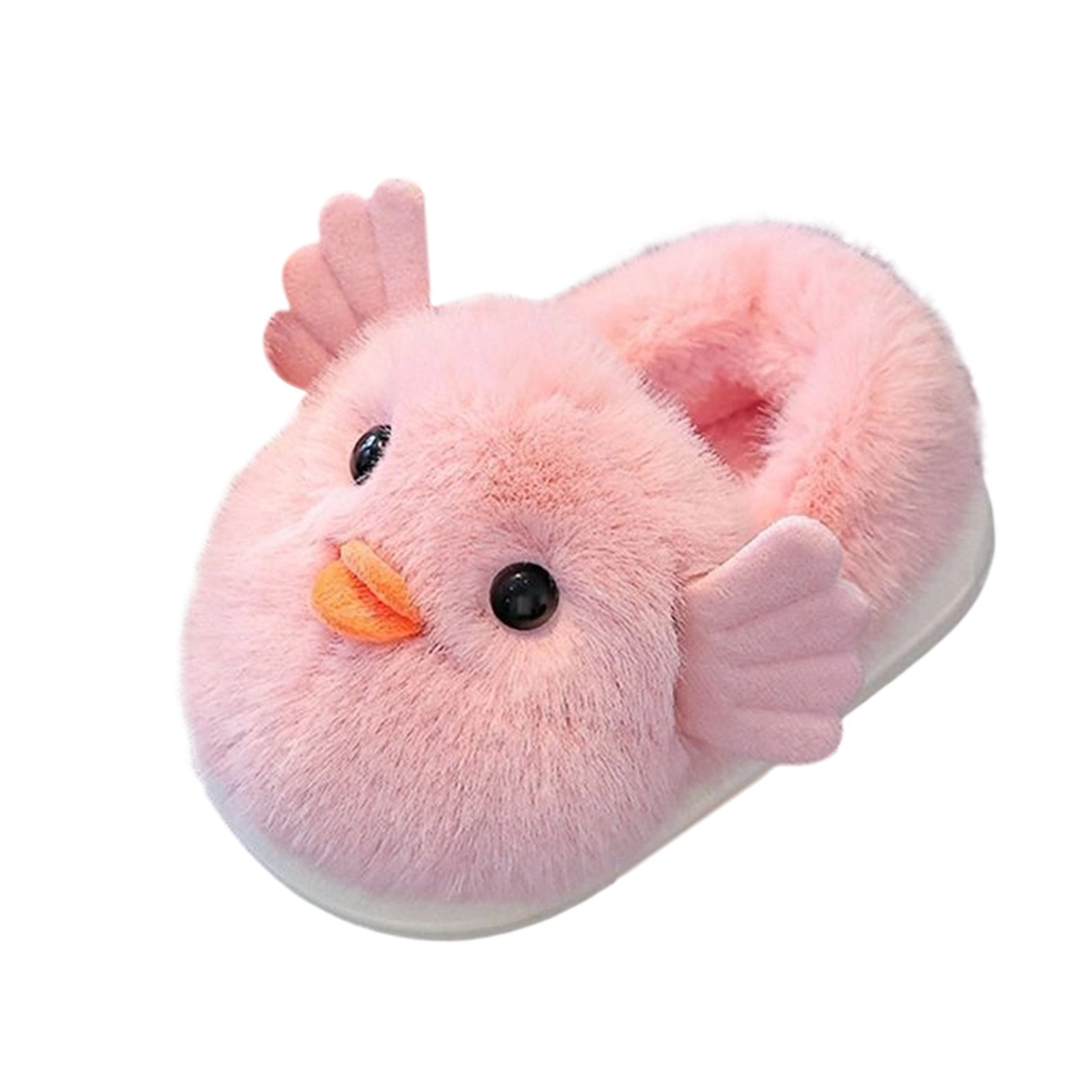 WhouRiu Infant Boy Girl Slippers Fuzzy Cartoon Warm Thickened Scuff ...