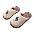 WhouRiu Toddler Boy Girl Cozy Slippers Cartoon Warm Scuff Slippers Kids ...