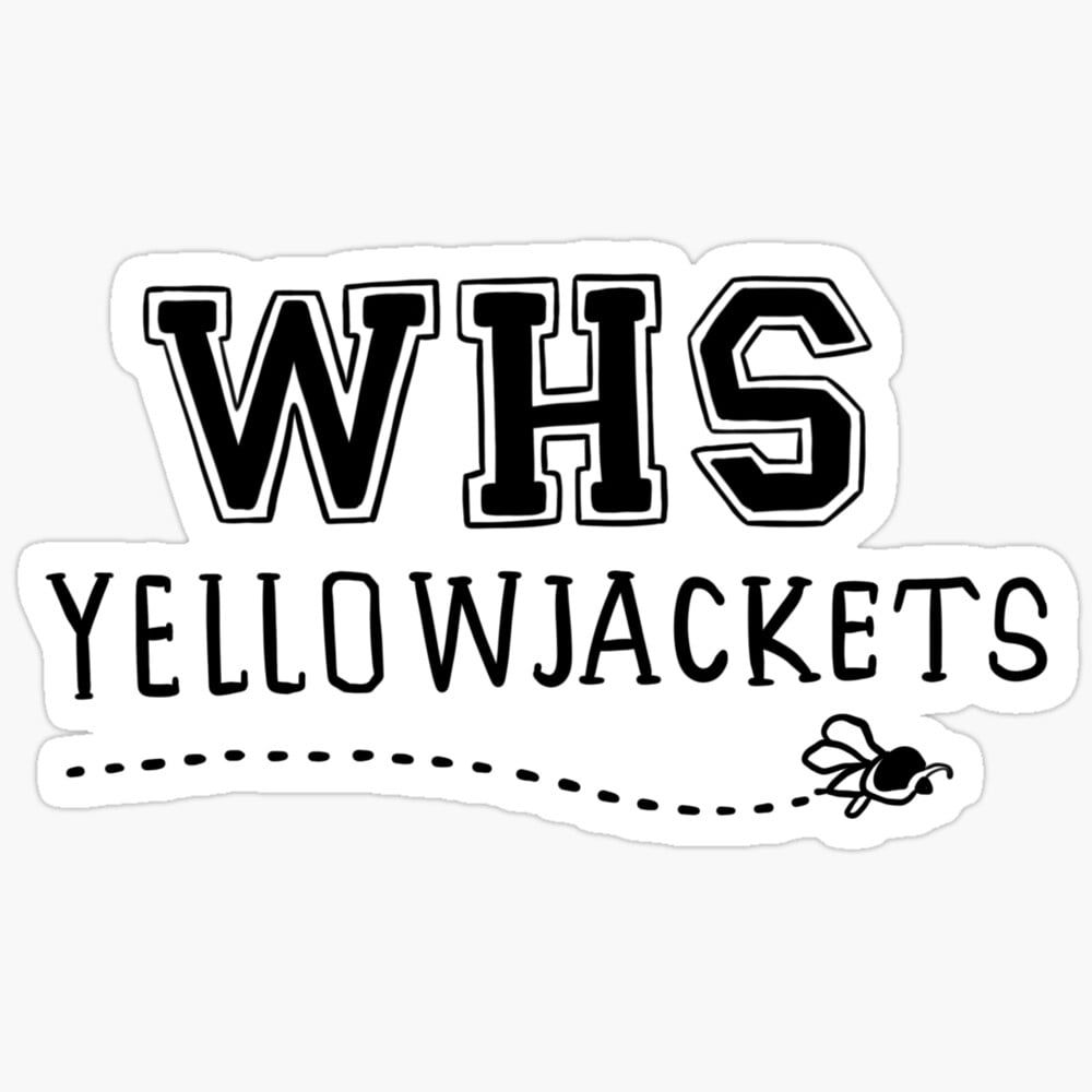 Whs Yellowjackets Sticker Phone Decal Water Bottle Stickers Car Decals ...