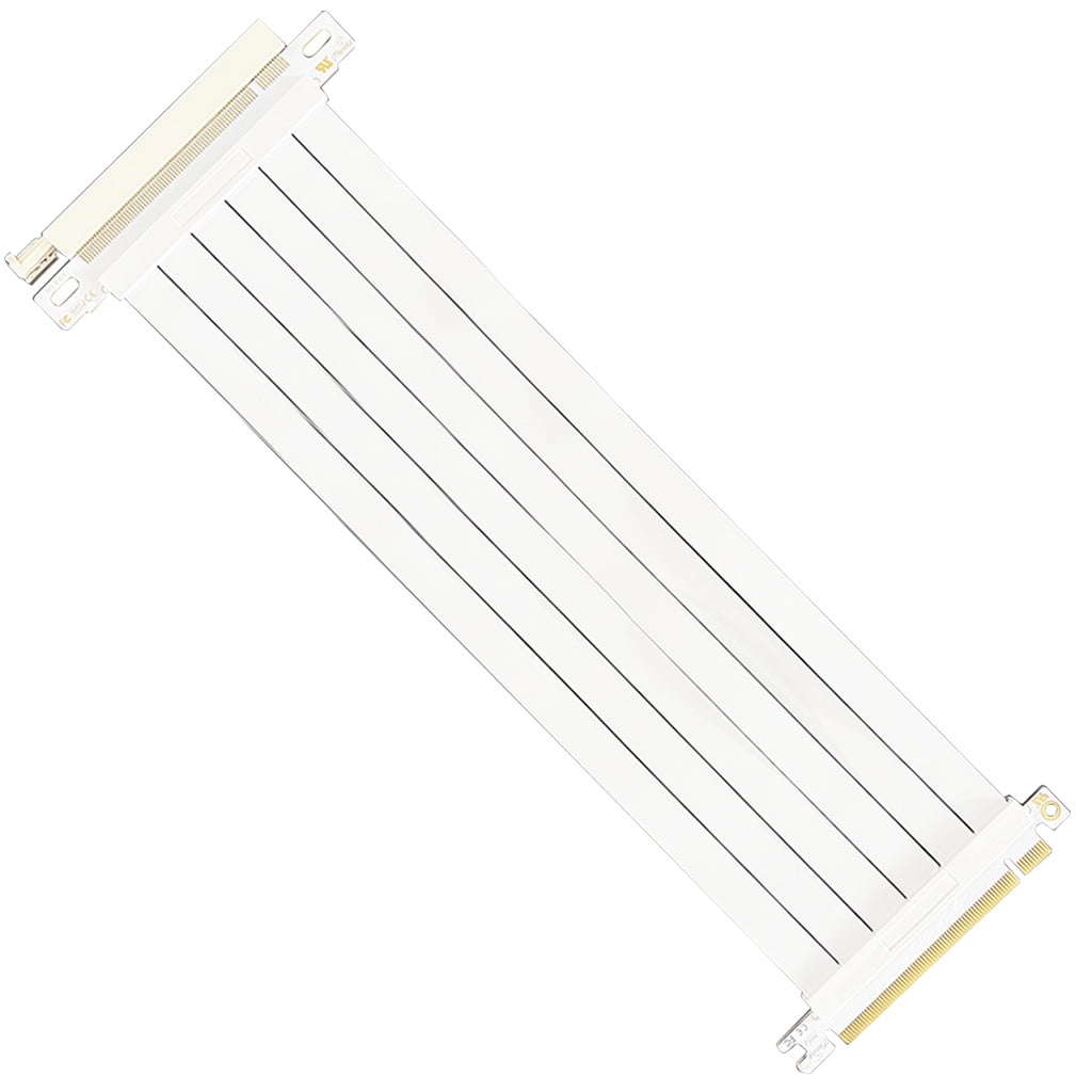 Whtie PCIe 3.00 Express 16x Flexible Cable Rise Card -E X16 Extension ...