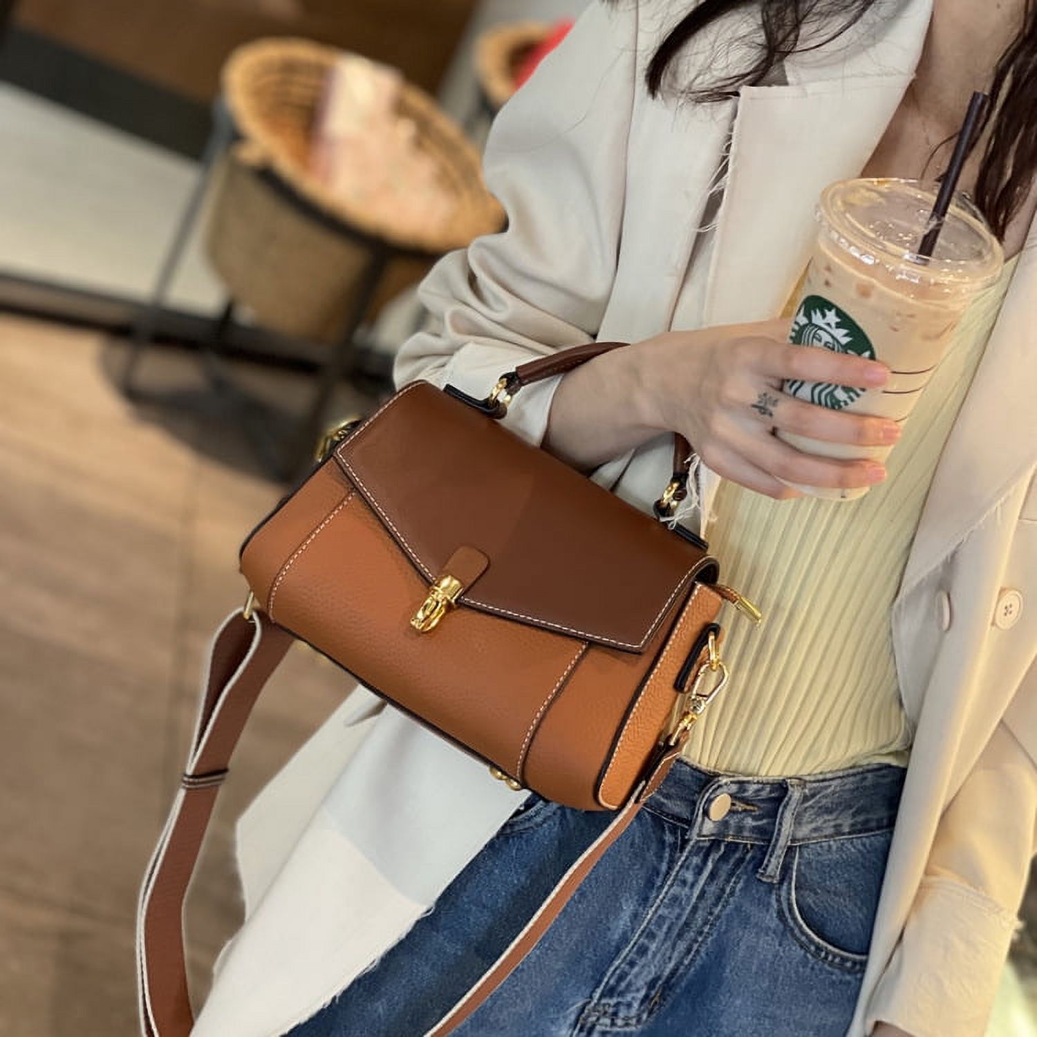 Whudwhu 2025 Summer Luxury Genuine Leather Shell Bag for Women ...