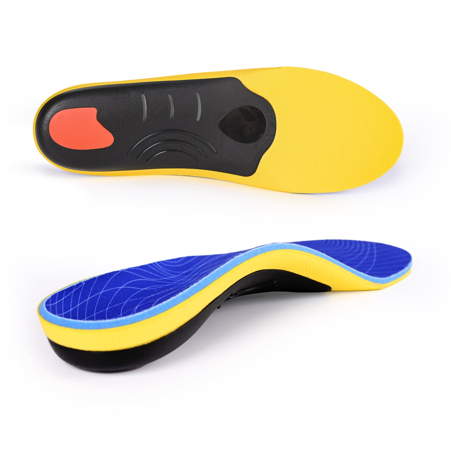 Whudwhu Orthotic Insoles with Metatarsal Pads, 1.3" Arch Support ...