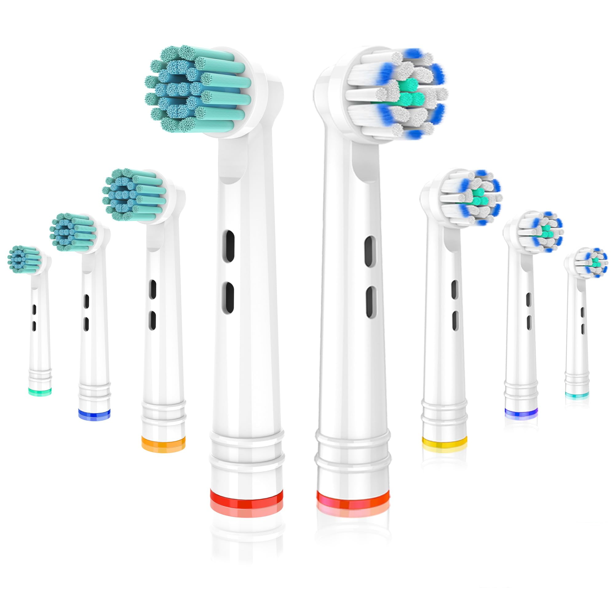Whuppsi Replacement Toothbrush Heads DHF10 Compatible with Oral B Braun ...