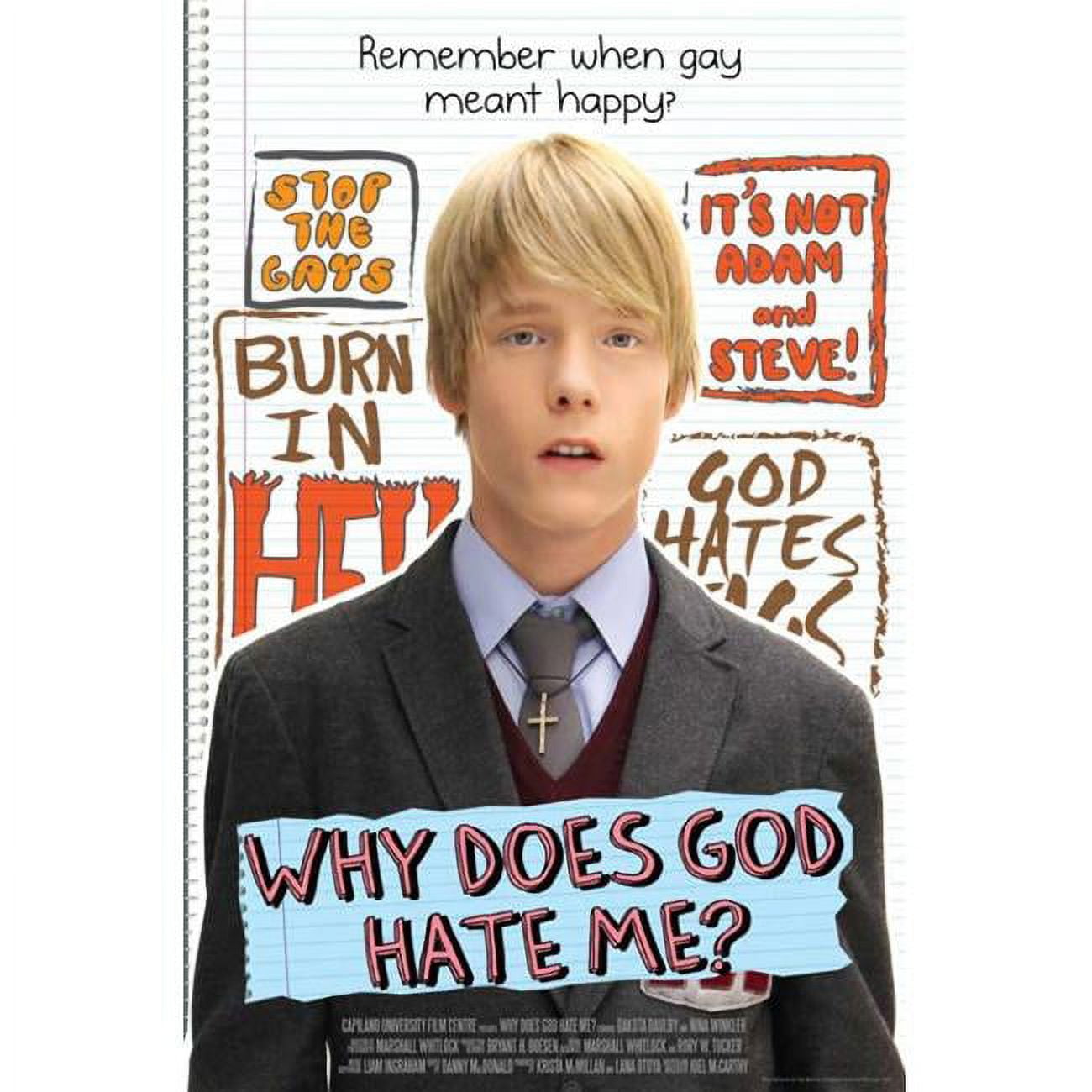 Why Does God Hate Me Movie Poster - 27 x 40 in. - Walmart.com