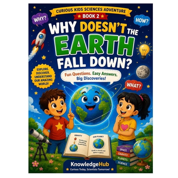 Curious Kids Science Adventure Why Doesn't The Earth Fall Down?: A Fun ...