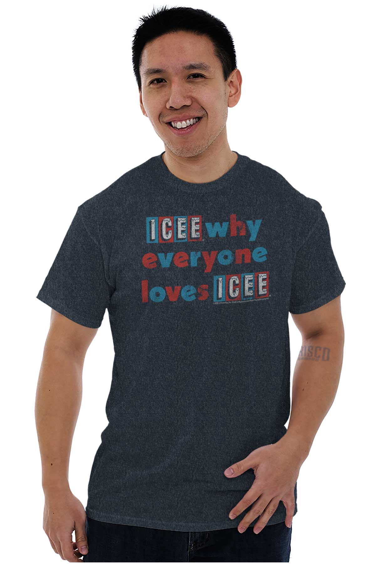 Why Everyone Loves Icee Logo Pun Unisex Plus Size Graphic Tee Brisco ...