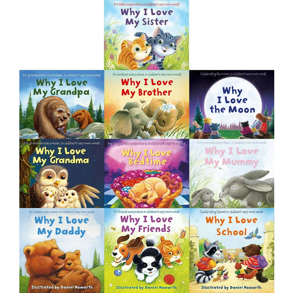 Why I Love 10 Picture Flat Books Children Collection Paperback Set By ...