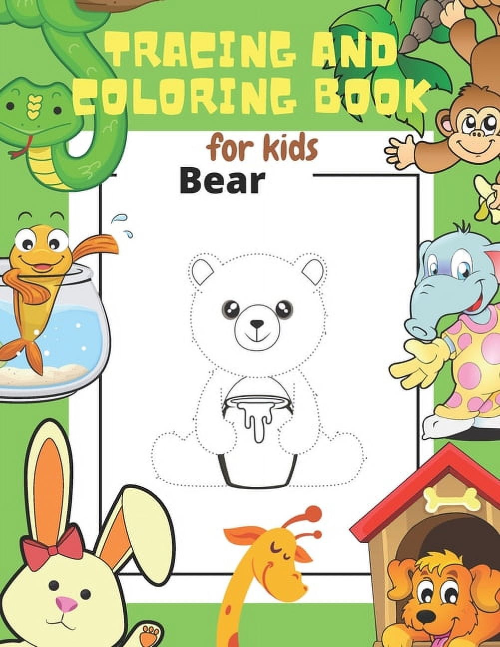 Why Just Color, When They Can Trace and Tracing and Coloring Book for ...