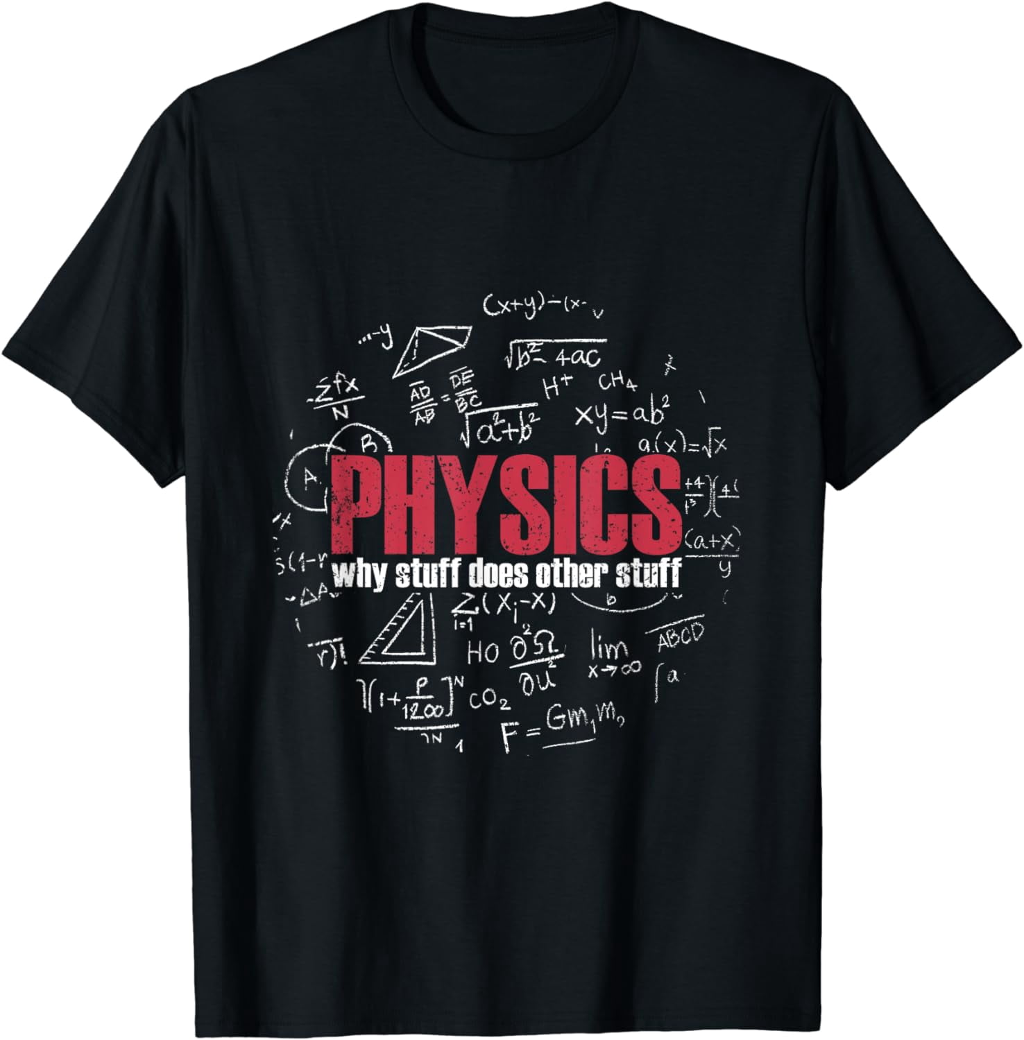 Why Stuff Does Other Stuff Physics T-Shirt - Walmart.com