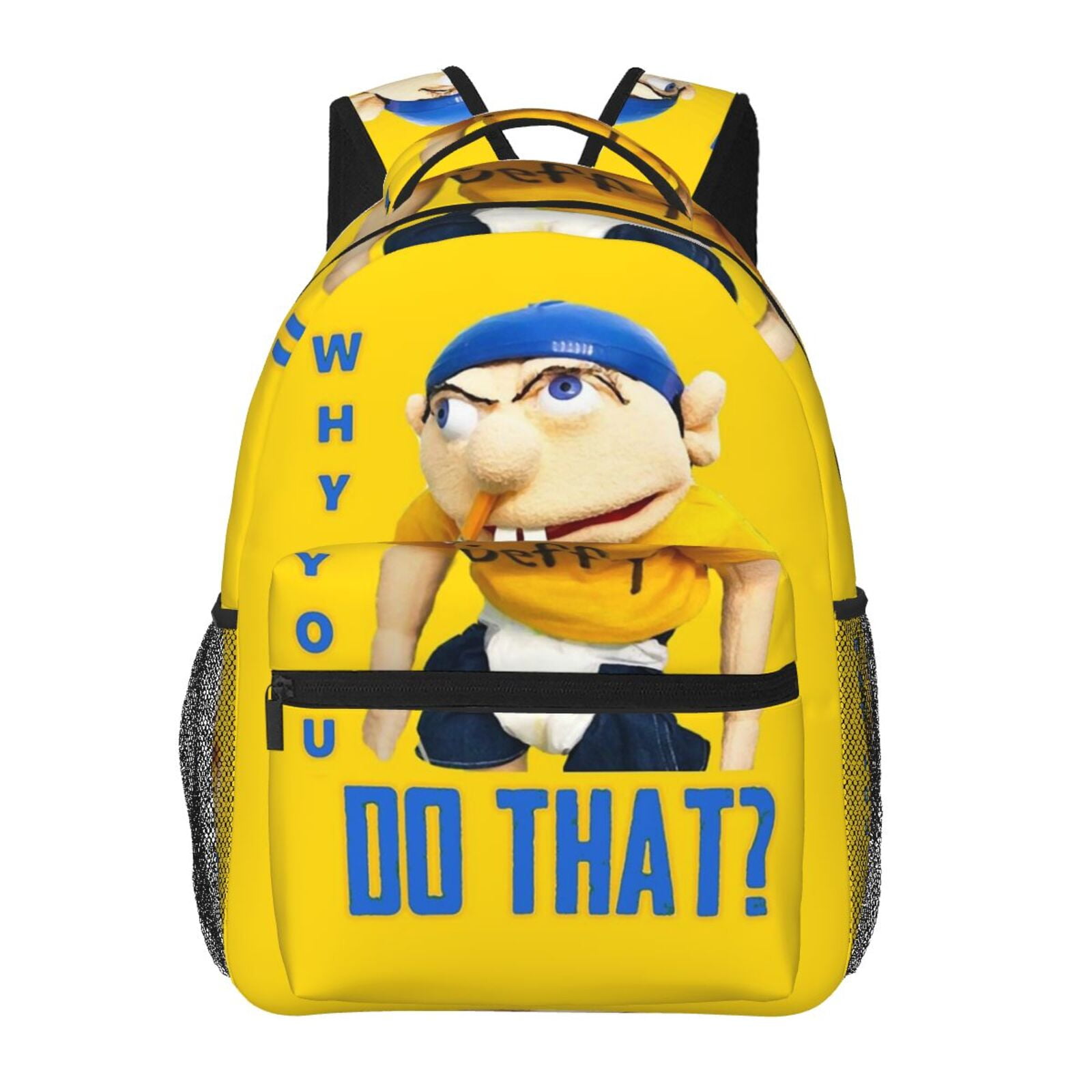 Why You Do That SML Movie Jeffy Adjustable Laptop Backpack School ...