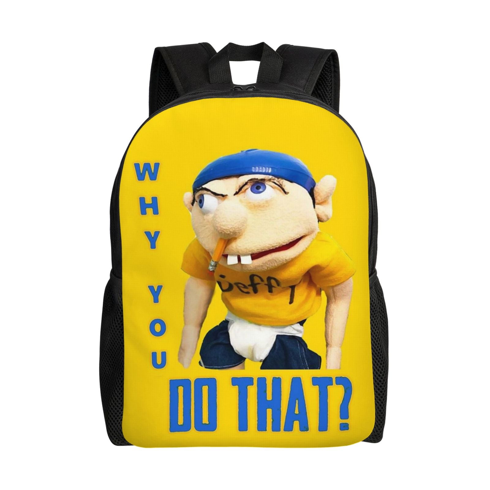 Why You Do That SML Movie Jeffy Backpack Laptop School Bag Student ...