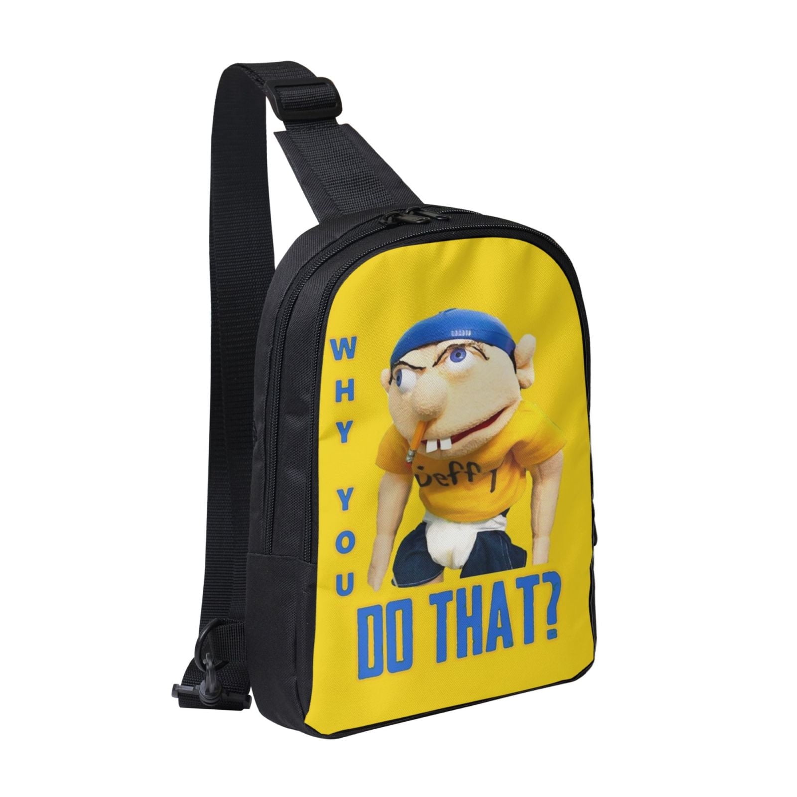 Why You Do That SML Movie Jeffy Chest Bags For Women Men Teen Sling Bag ...