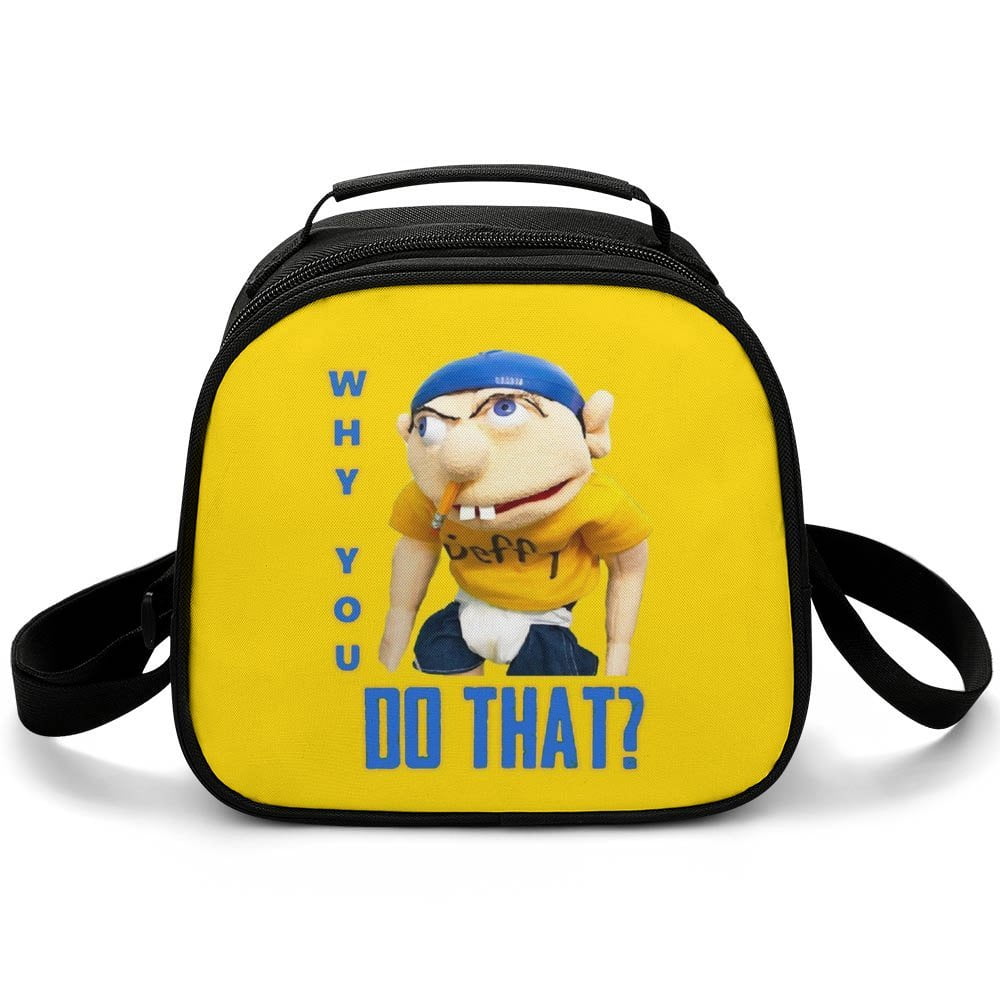Why You Do That SML Movie Jeffy Insulated Lunch Bag Portable Lunch Box ...