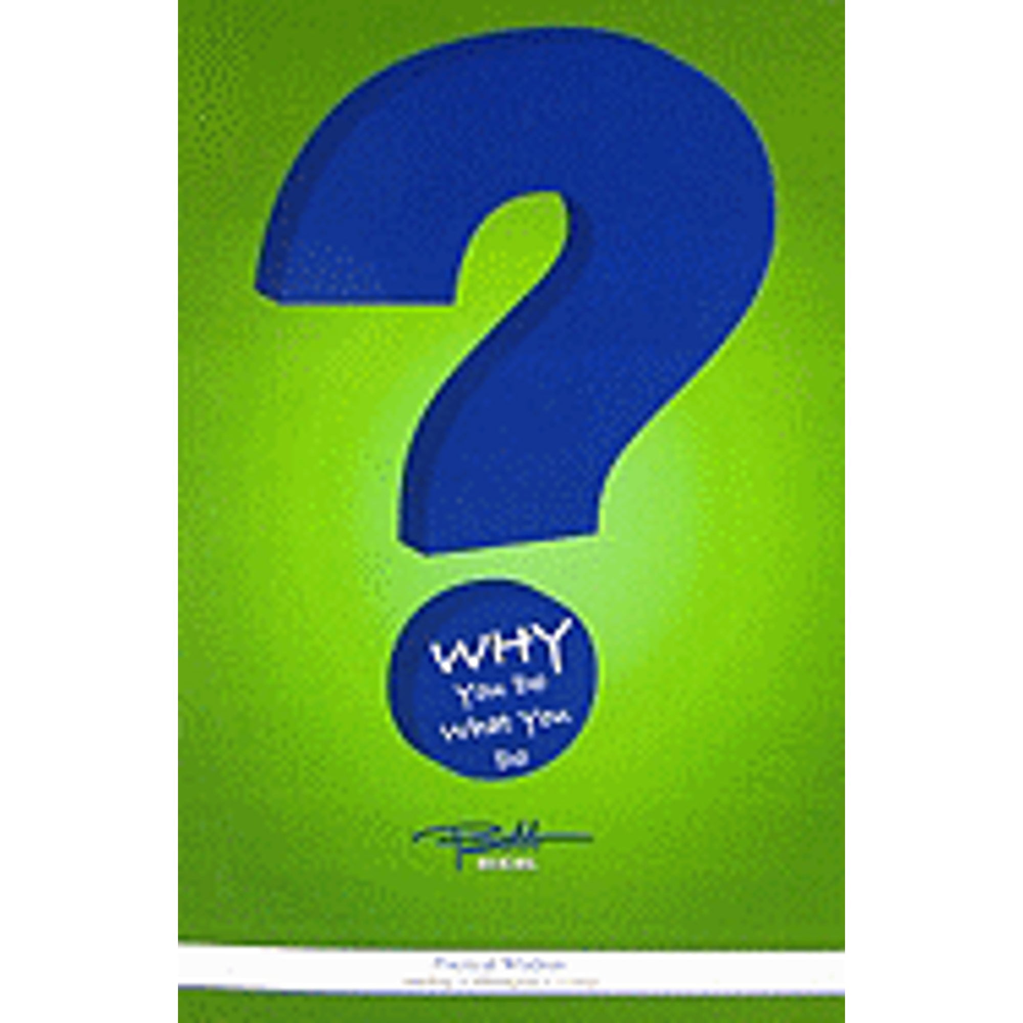 Why You Do What You Do (Paperback) by Bobb Biehl - Walmart.com