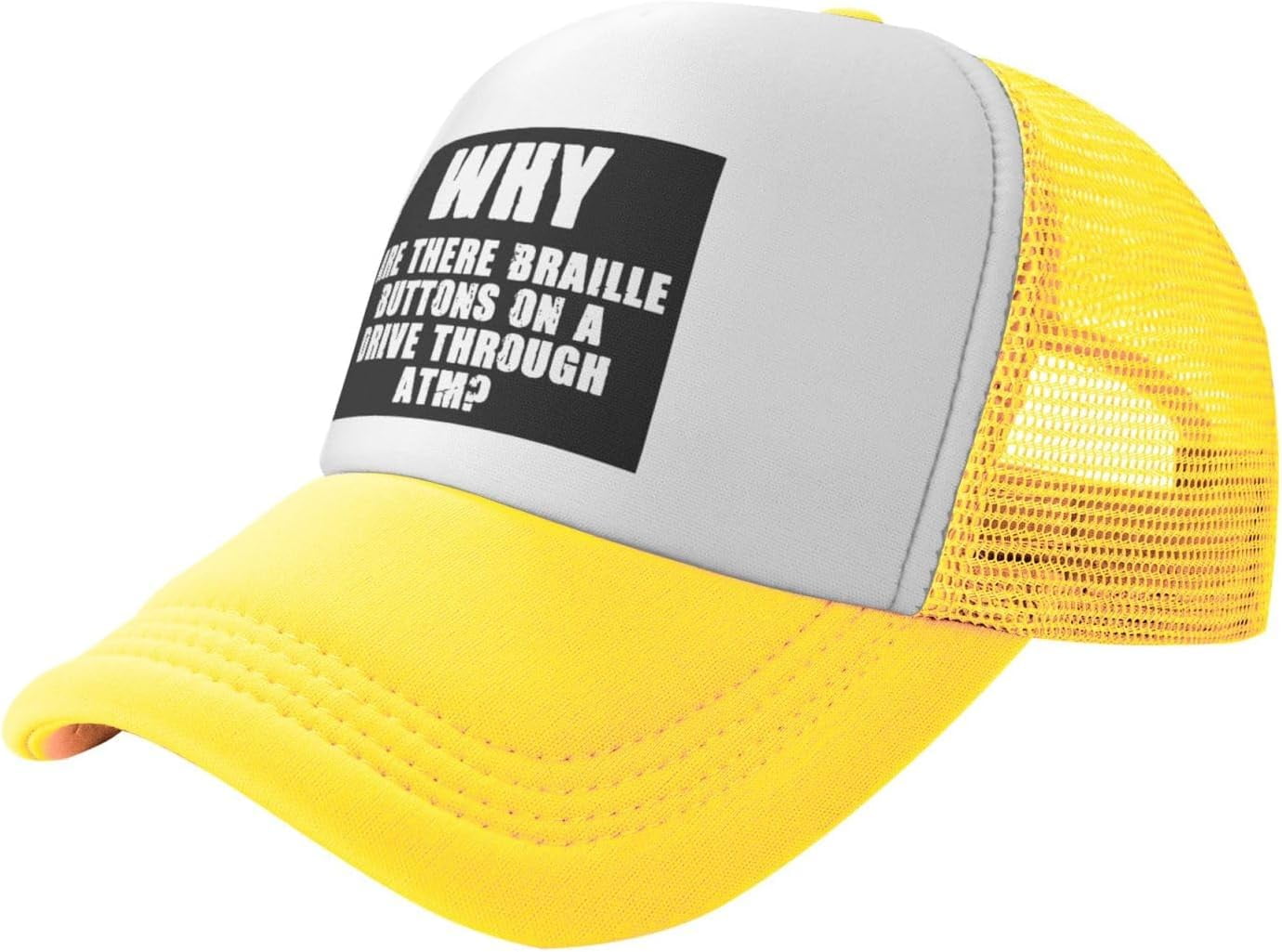 Why are There Braille Buttons On A Drive Through ATM Trucker Hat ...