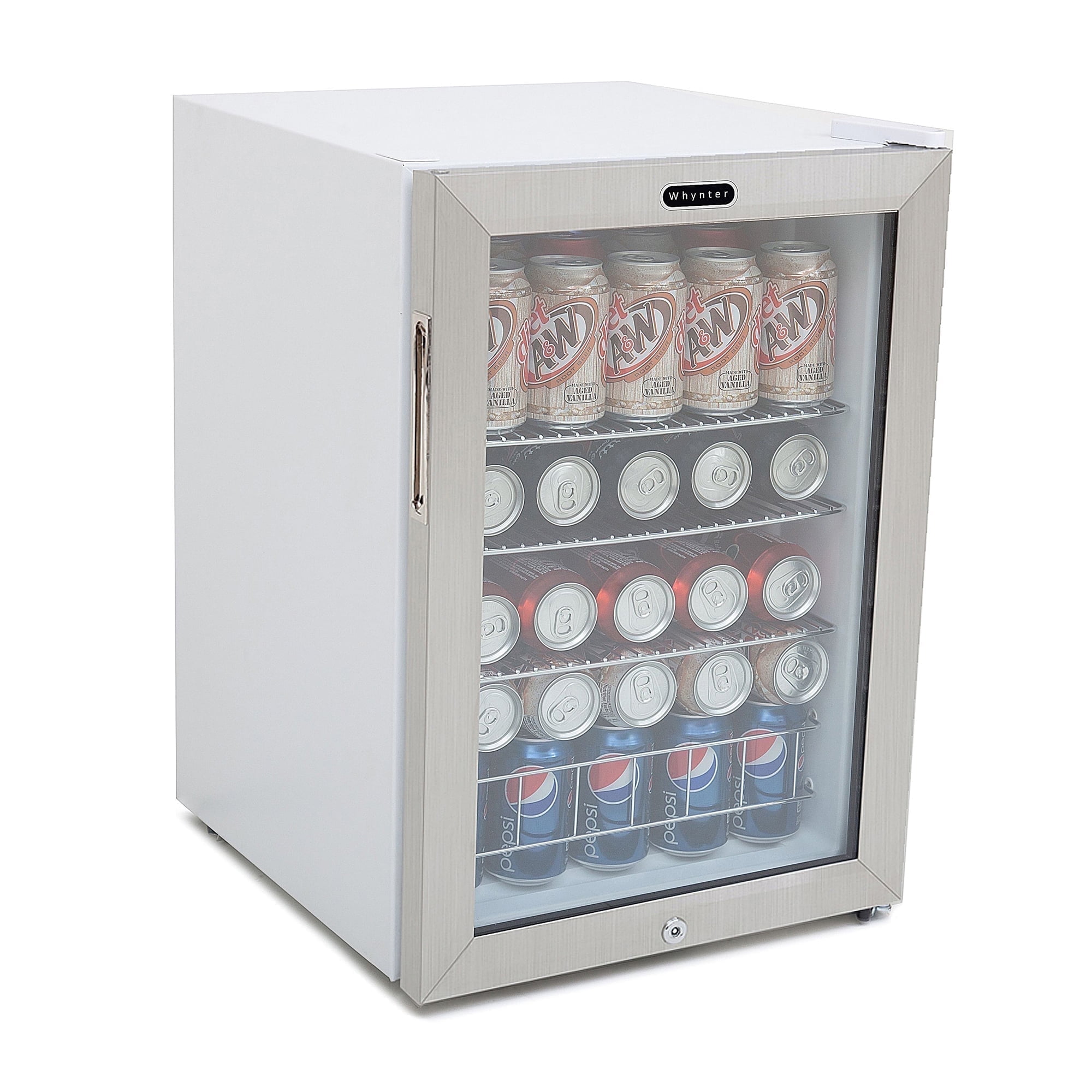 Whynter 1.7 Cubic Foot 90-Can Beverage Center with Lock - Walmart.com