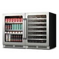 Whynter 48" Wine Cooler and Beverage Refrigerator - 2×24'' Wine Cooler ...