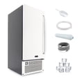 Whynter 15" Built-In Stainless Steel 80lb Capacity Clear Ice Cube Maker ...