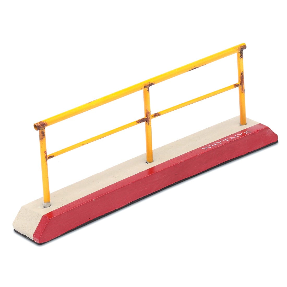 WhytMykConcrete Fingerboard Ramp - Handrail with Base - Walmart.com